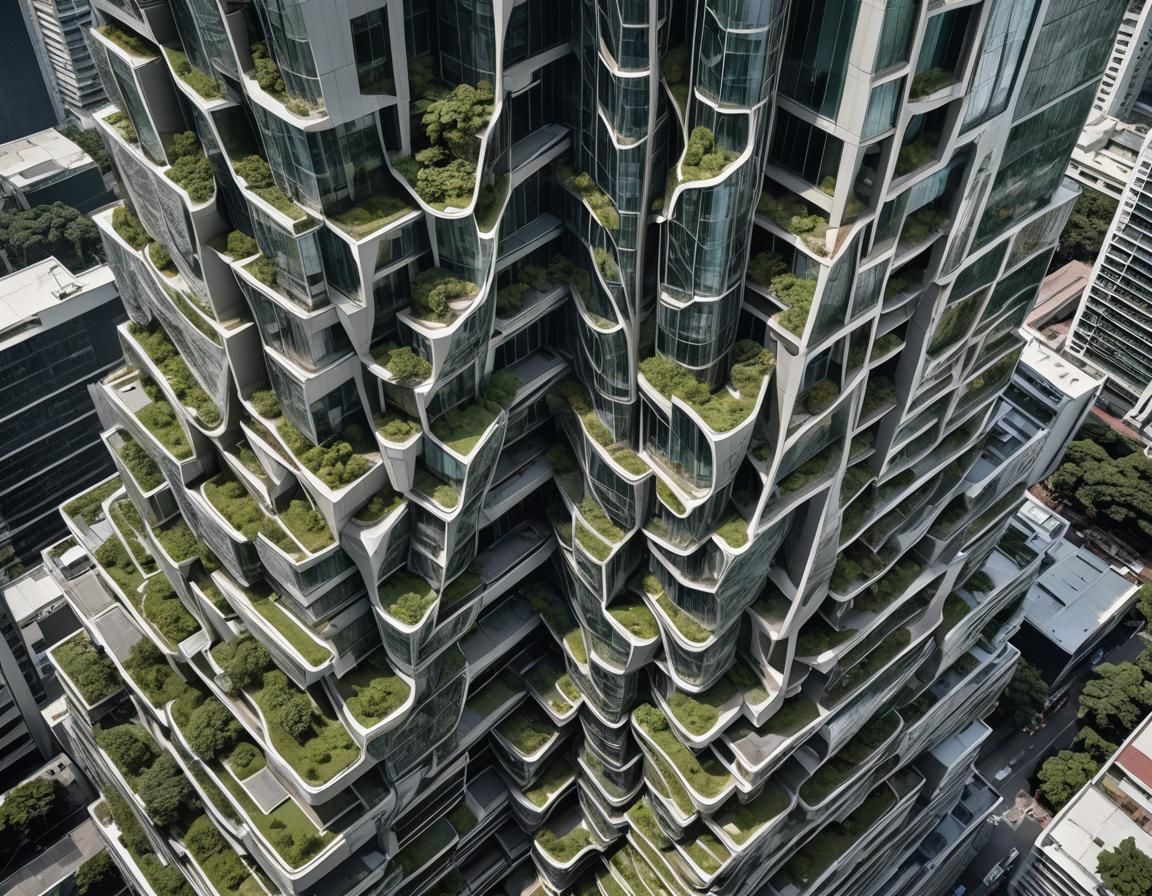 100 storeys Corporate Office in KLCC Kuala Lumpur - Concept development ...