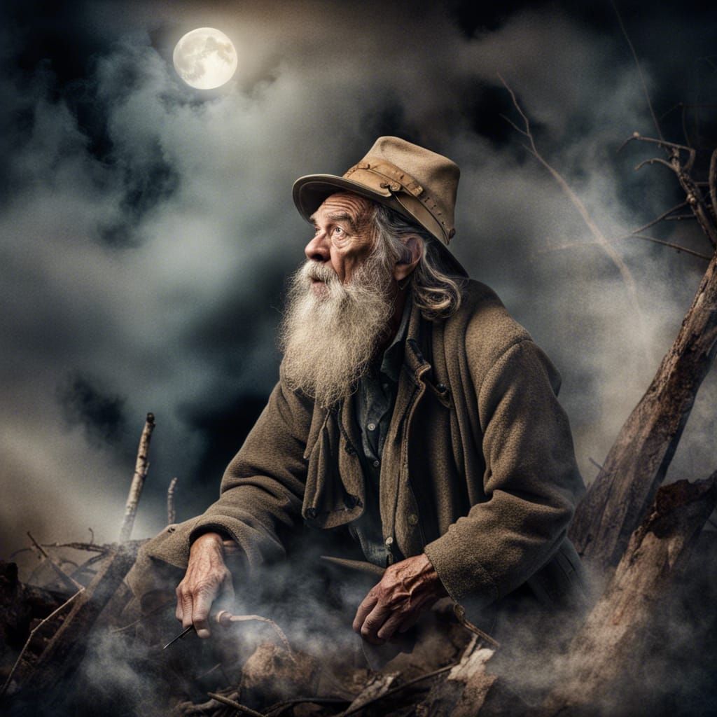 Old Joe has wondered these parts for decades. - AI Generated Artwork ...