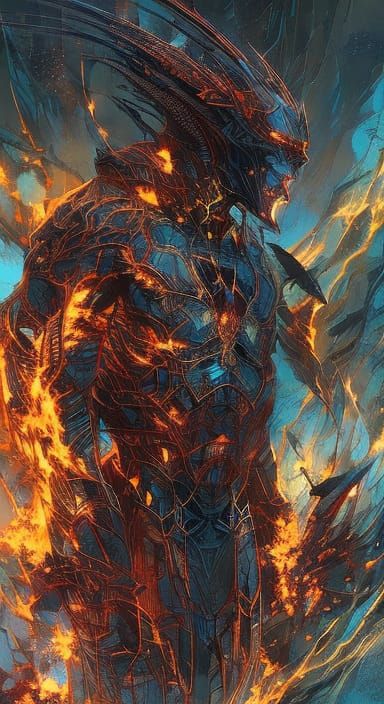 hell warrior - AI Generated Artwork - NightCafe Creator