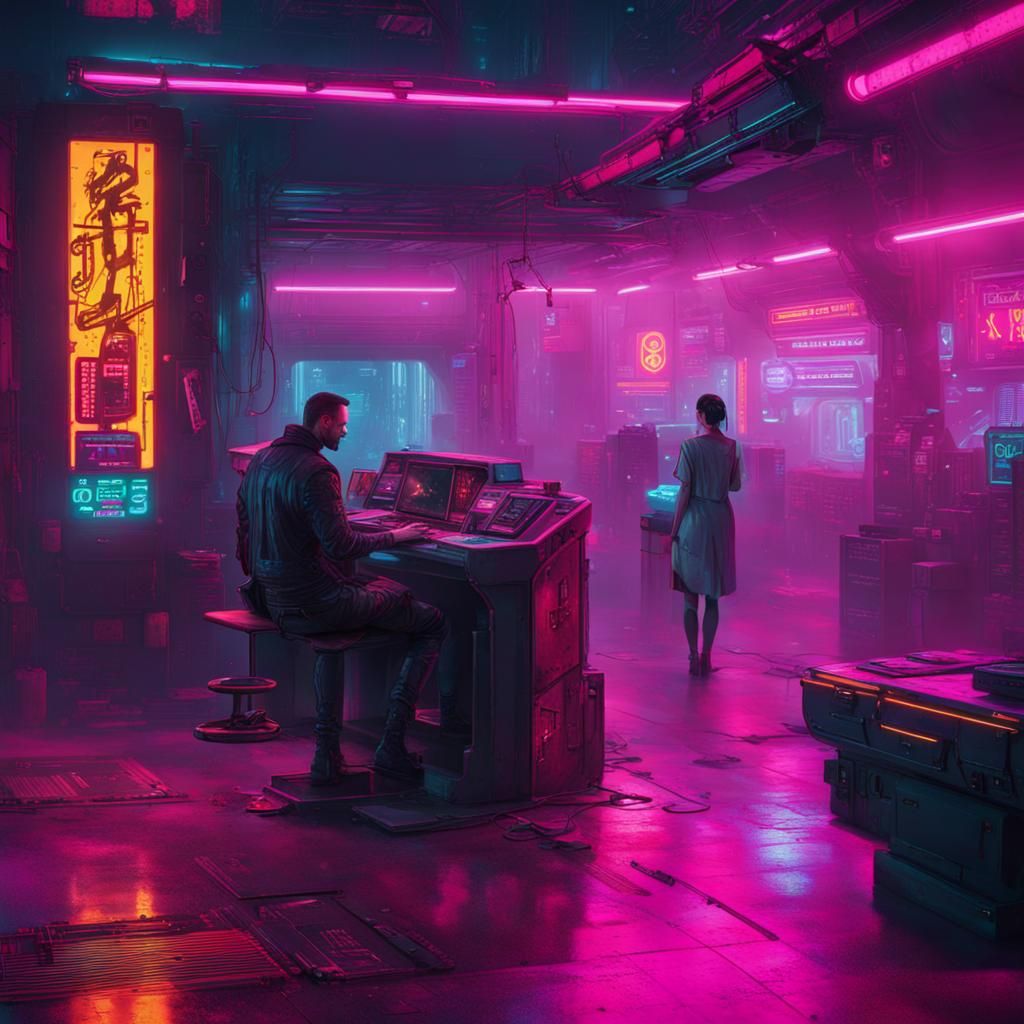 Cyberpunk Lab - AI Generated Artwork - NightCafe Creator