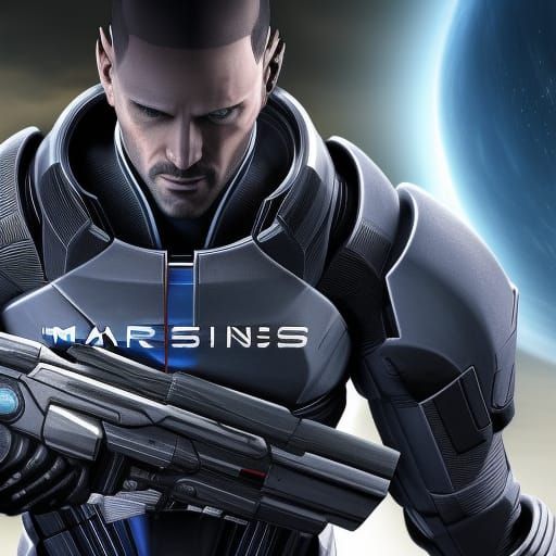 Mass effect Shepard - AI Generated Artwork - NightCafe Creator