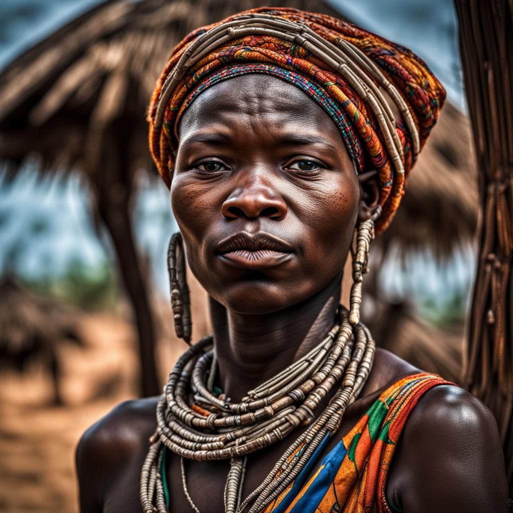 Mandinka African tribe intricate details, HDR, beautifully shot ...