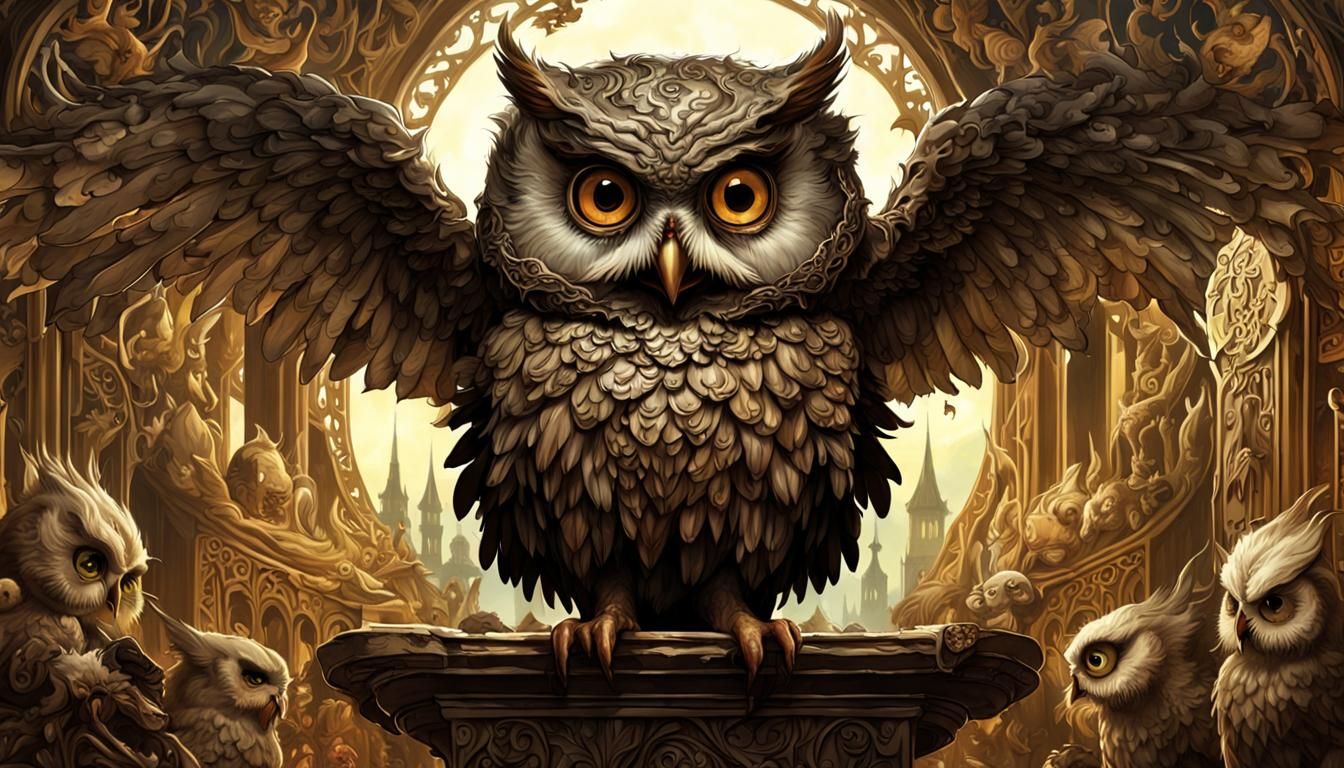 OWL - AI Generated Artwork - NightCafe Creator