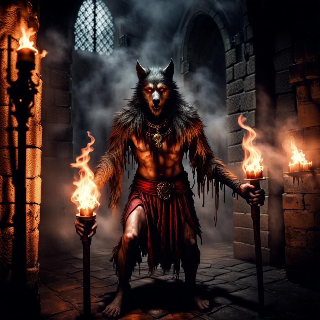 Dark souls emanating emiting smoldering ashes, ghostly glowing light ...