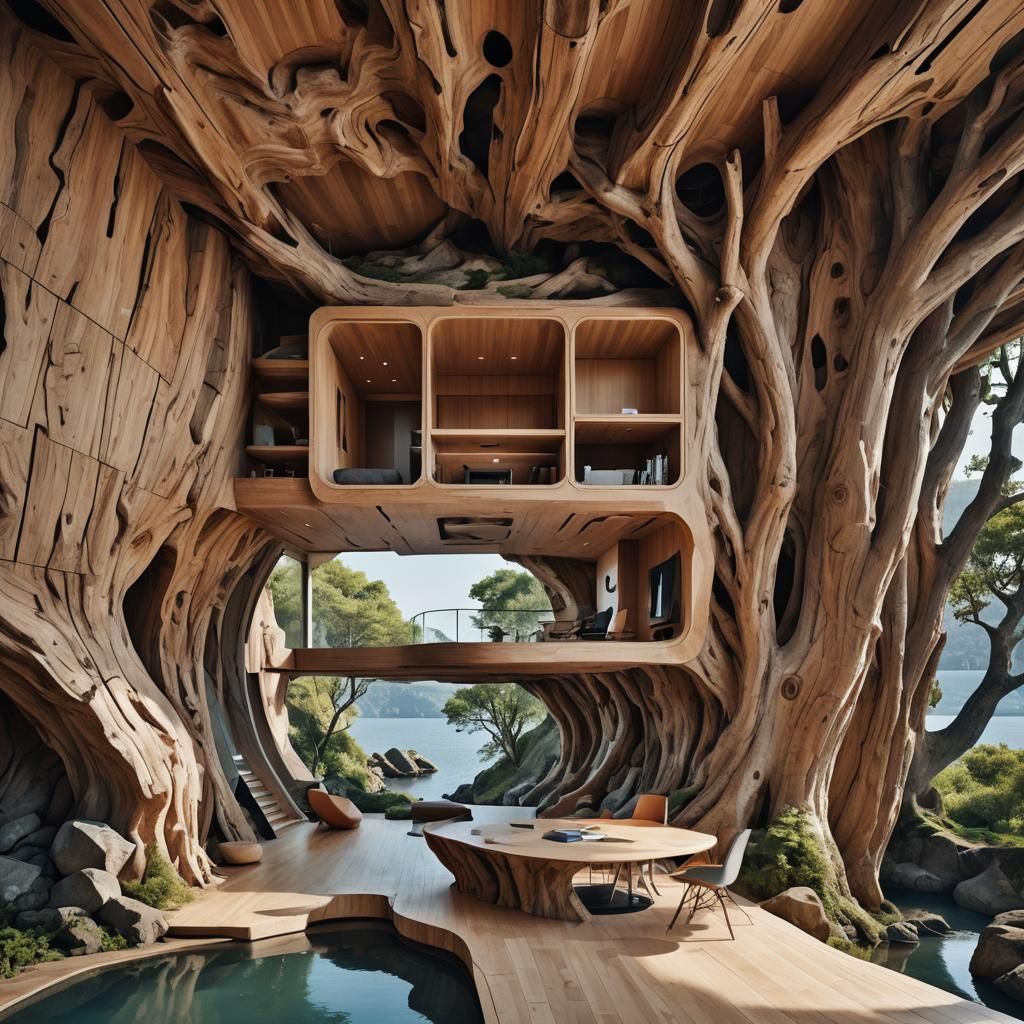tree house - AI Generated Artwork - NightCafe Creator