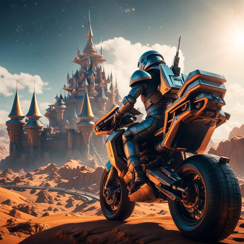 Knight rider - AI Generated Artwork - NightCafe Creator