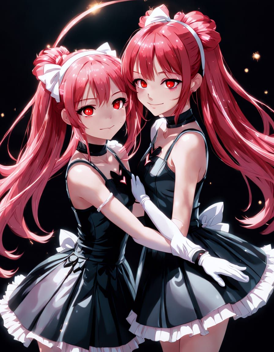 Magical Girls Shine with Radiant Smiles in Concept... - AI Art