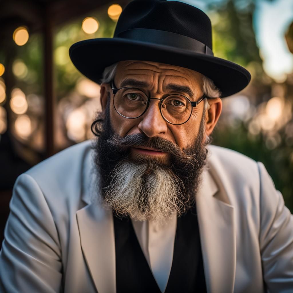 Portrait of Rabbi - AI Generated Artwork - NightCafe Creator