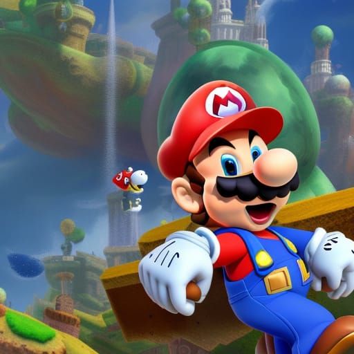 Super Mario In The Multiverse Of Madness - AI Generated Artwork ...