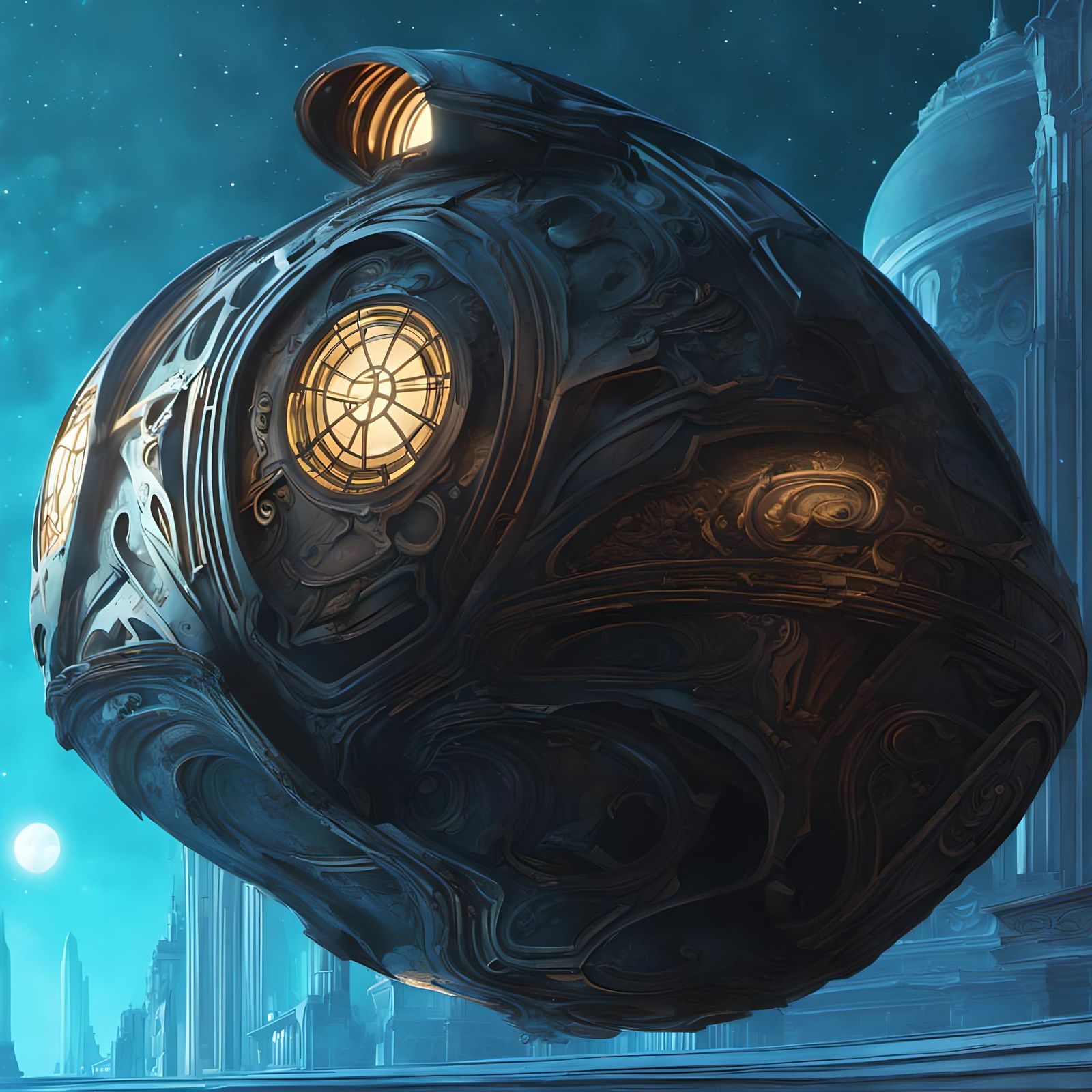 Time Travel Pod - AI Generated Artwork - NightCafe Creator