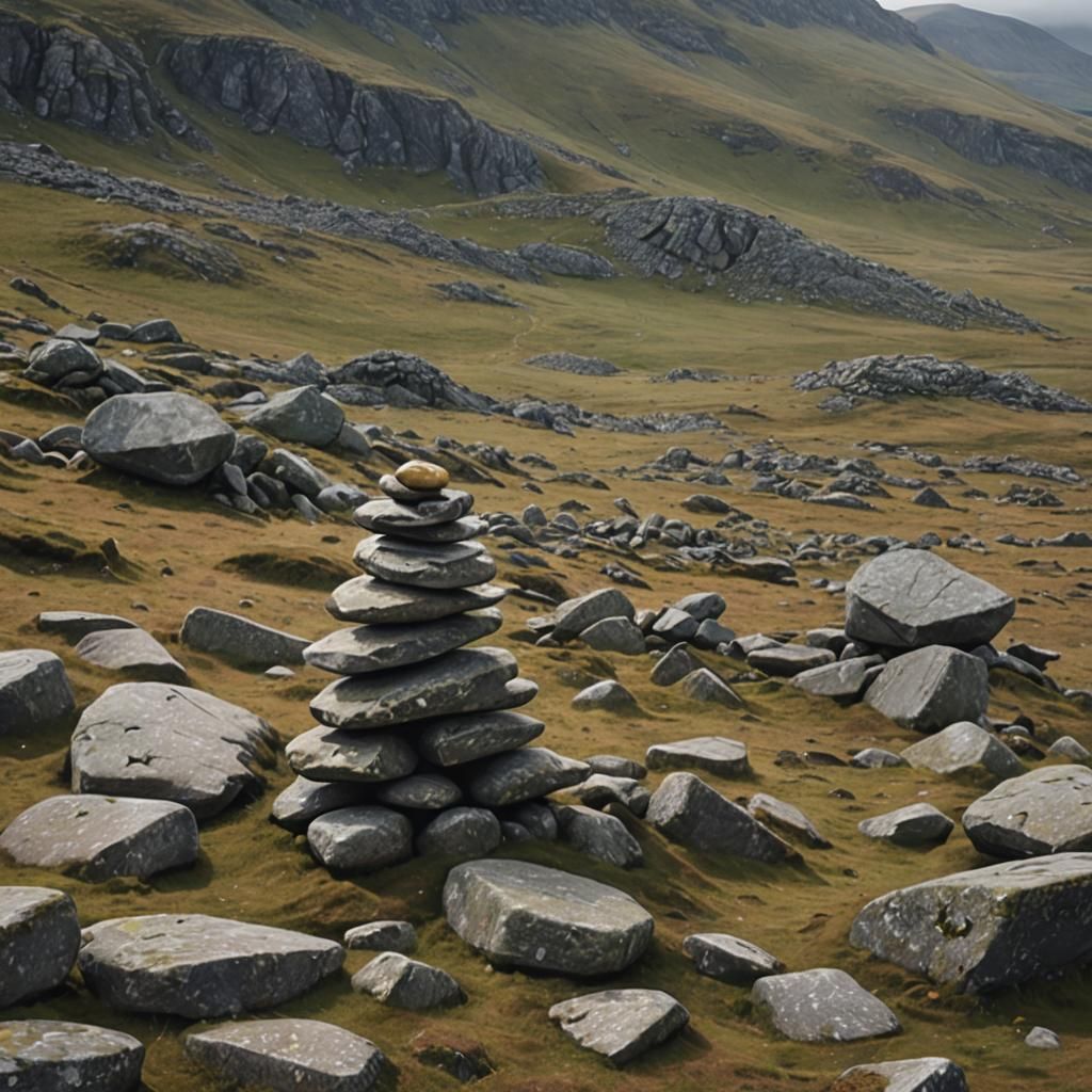 Stacking Stones - AI Generated Artwork - NightCafe Creator