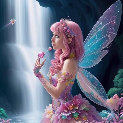 Amazingly Stunningly Beautiful colorful fancy fantasy fairy with ...
