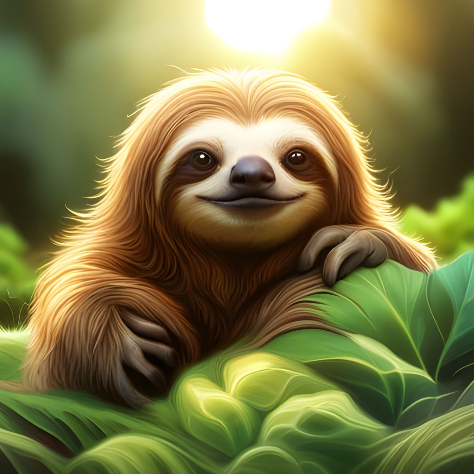 Sloth - AI Generated Artwork - NightCafe Creator