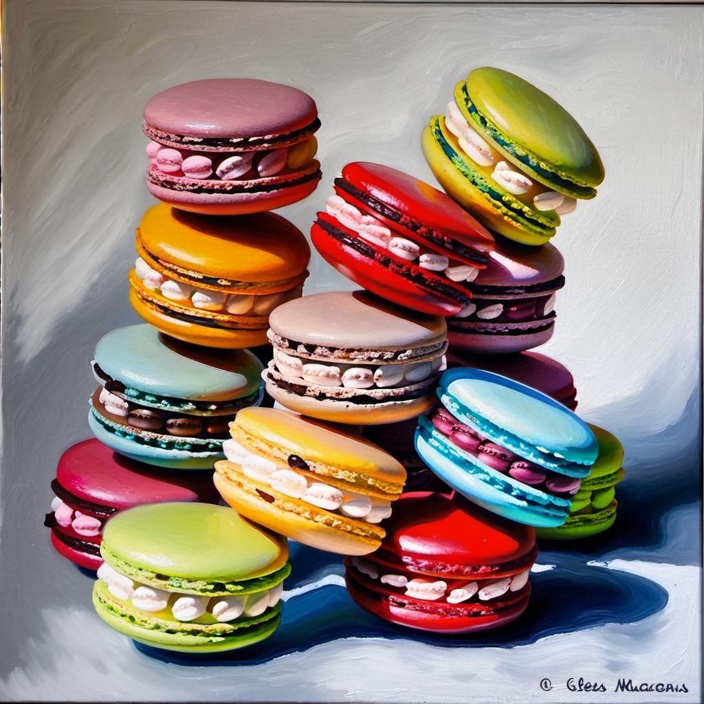 Macarons - AI Generated Artwork - NightCafe Creator