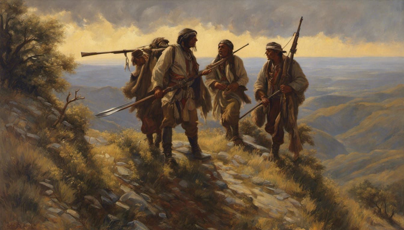 Chronicles of a Native Americans Mono men hunting in hills 1910 ...