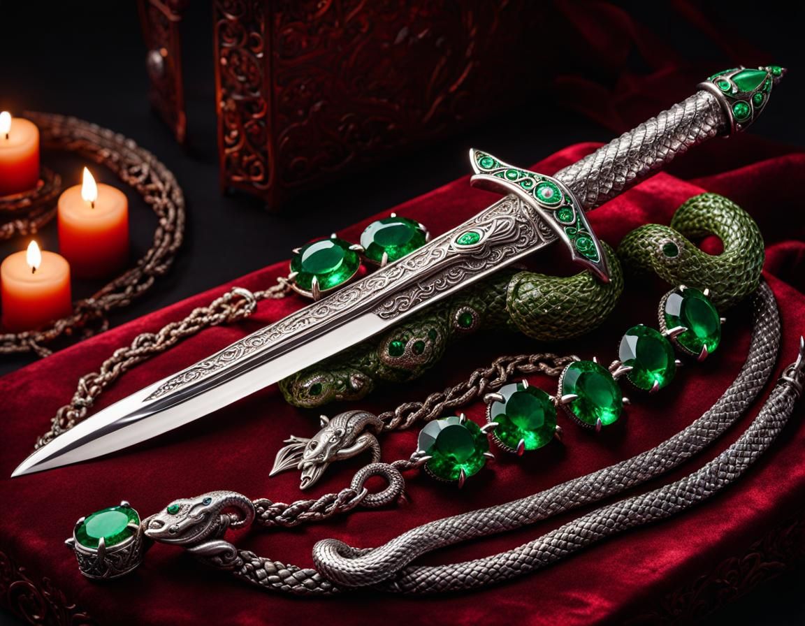 Sacrificial dagger - AI Generated Artwork - NightCafe Creator