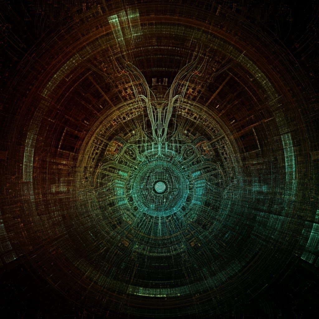 complex - Cyberpunk Mechanism in Industrial Sci-Fi Style