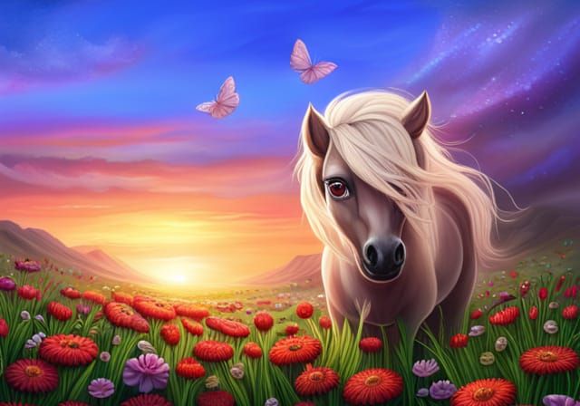 Pony - AI Generated Artwork - NightCafe Creator