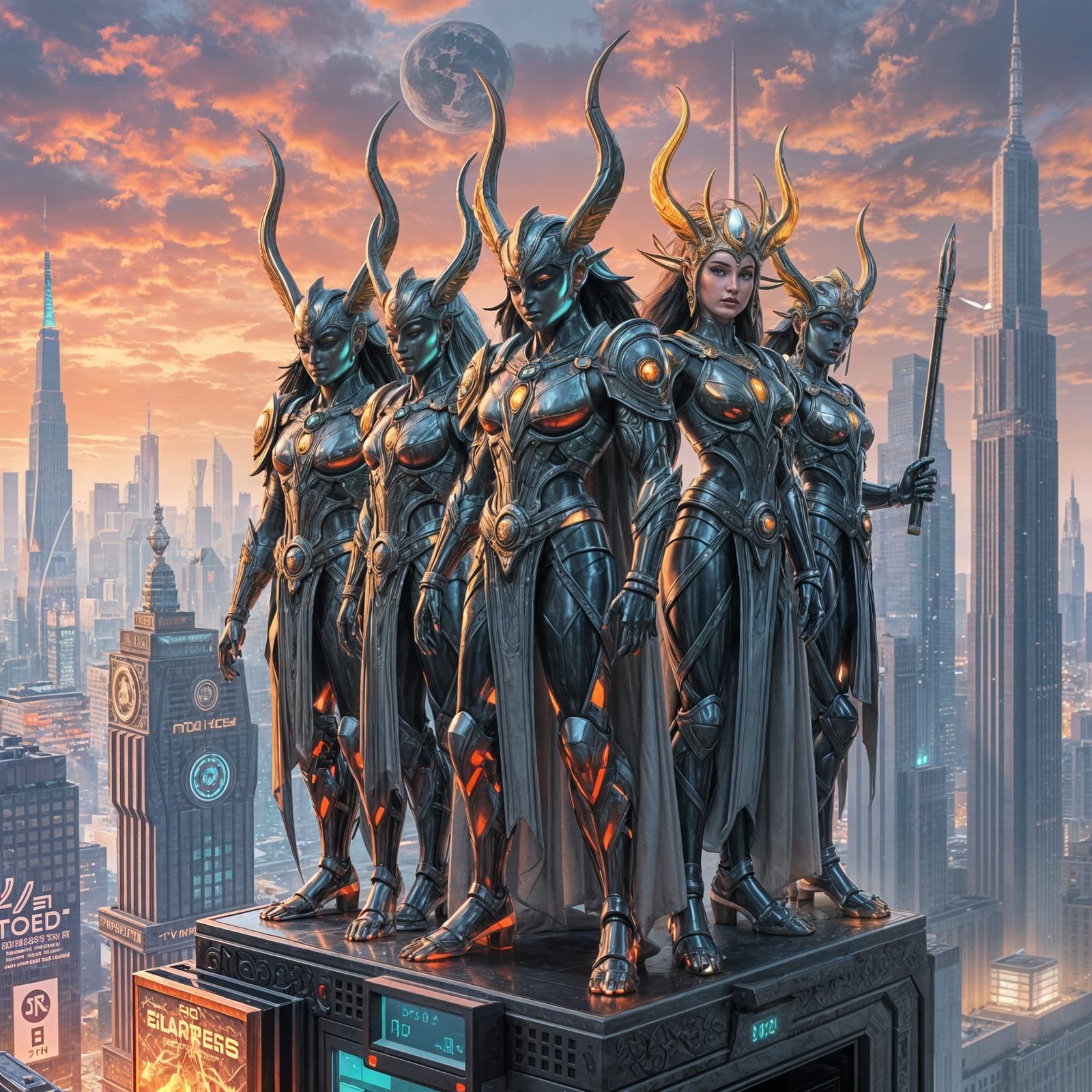 2025 deities - Cyberpunk Gods of Tomorrow Unite in 2025