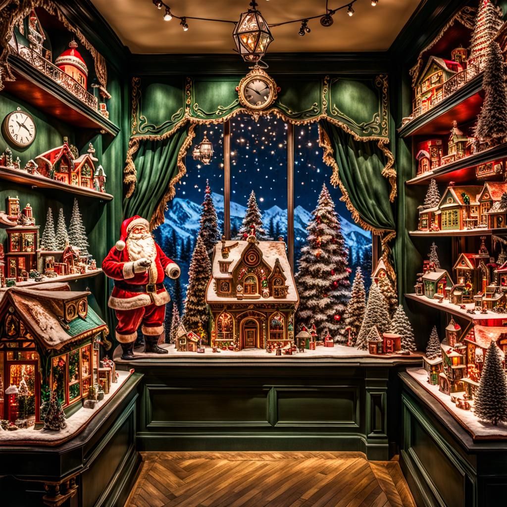 Santa’s toy shop - AI Generated Artwork - NightCafe Creator