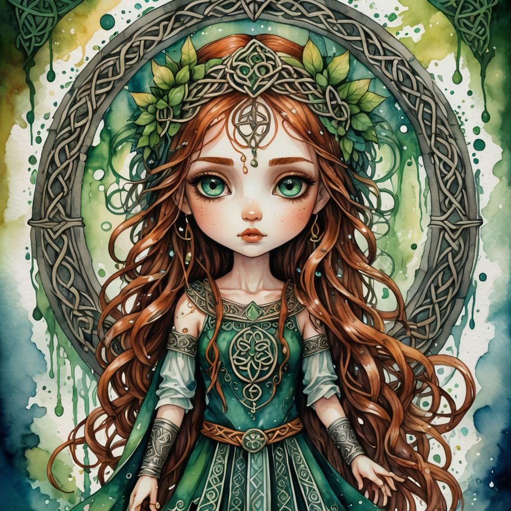 Celtic Watercolor - AI Generated Artwork - NightCafe Creator