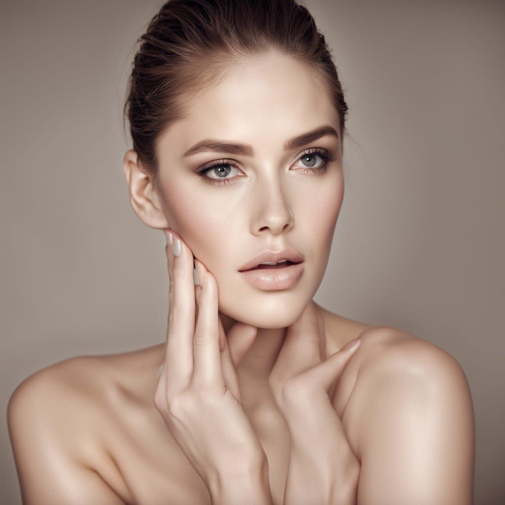 Model Glamour Shot - AI Generated Artwork - NightCafe Creator