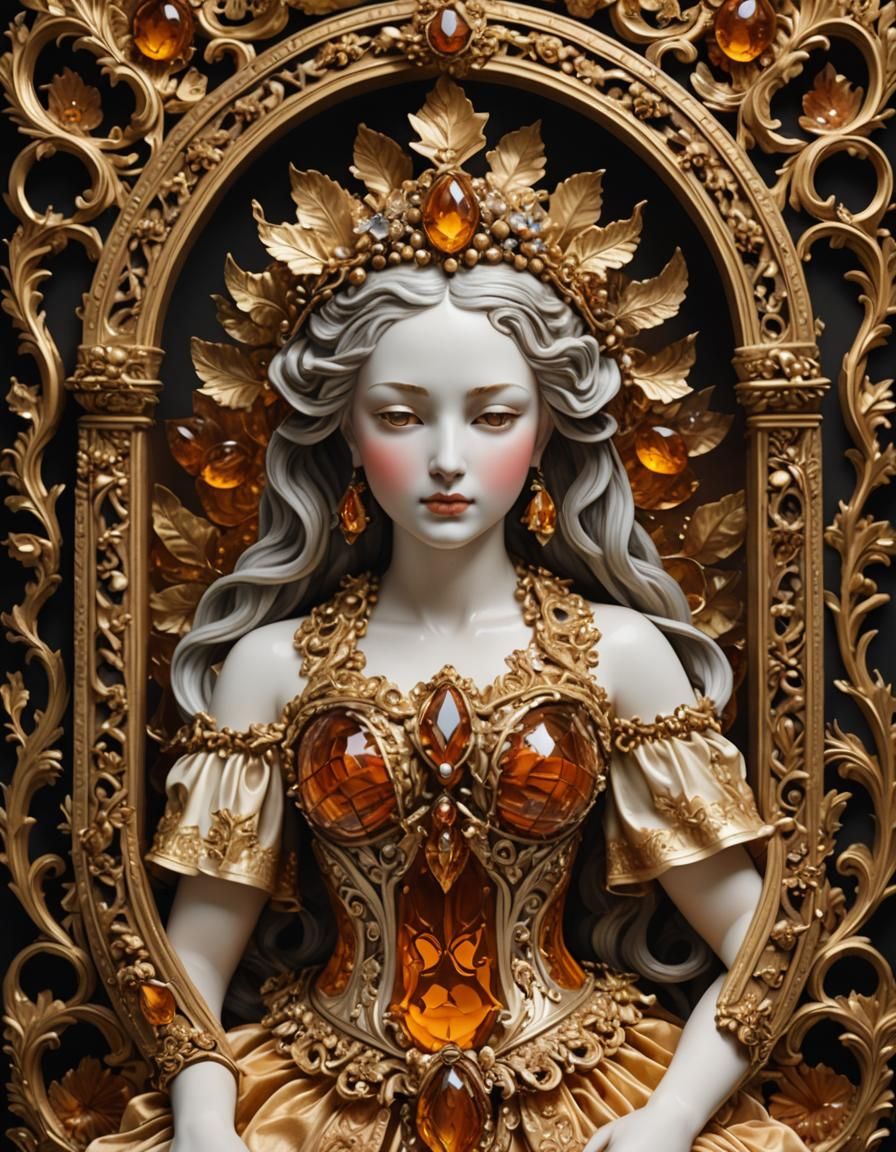 Amber princess - AI Generated Artwork - NightCafe Creator