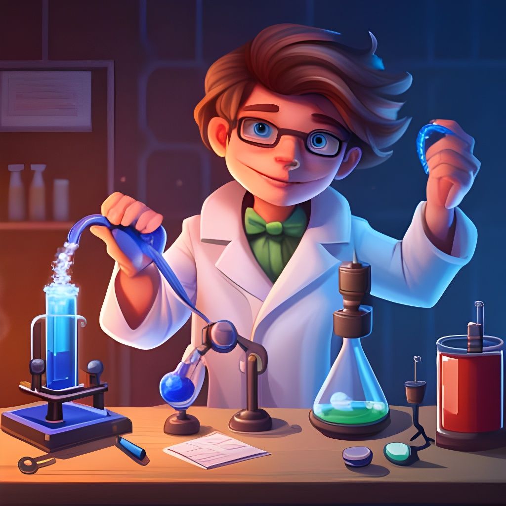 Today you are tasked with creating a mad scientist in their laboratory ...
