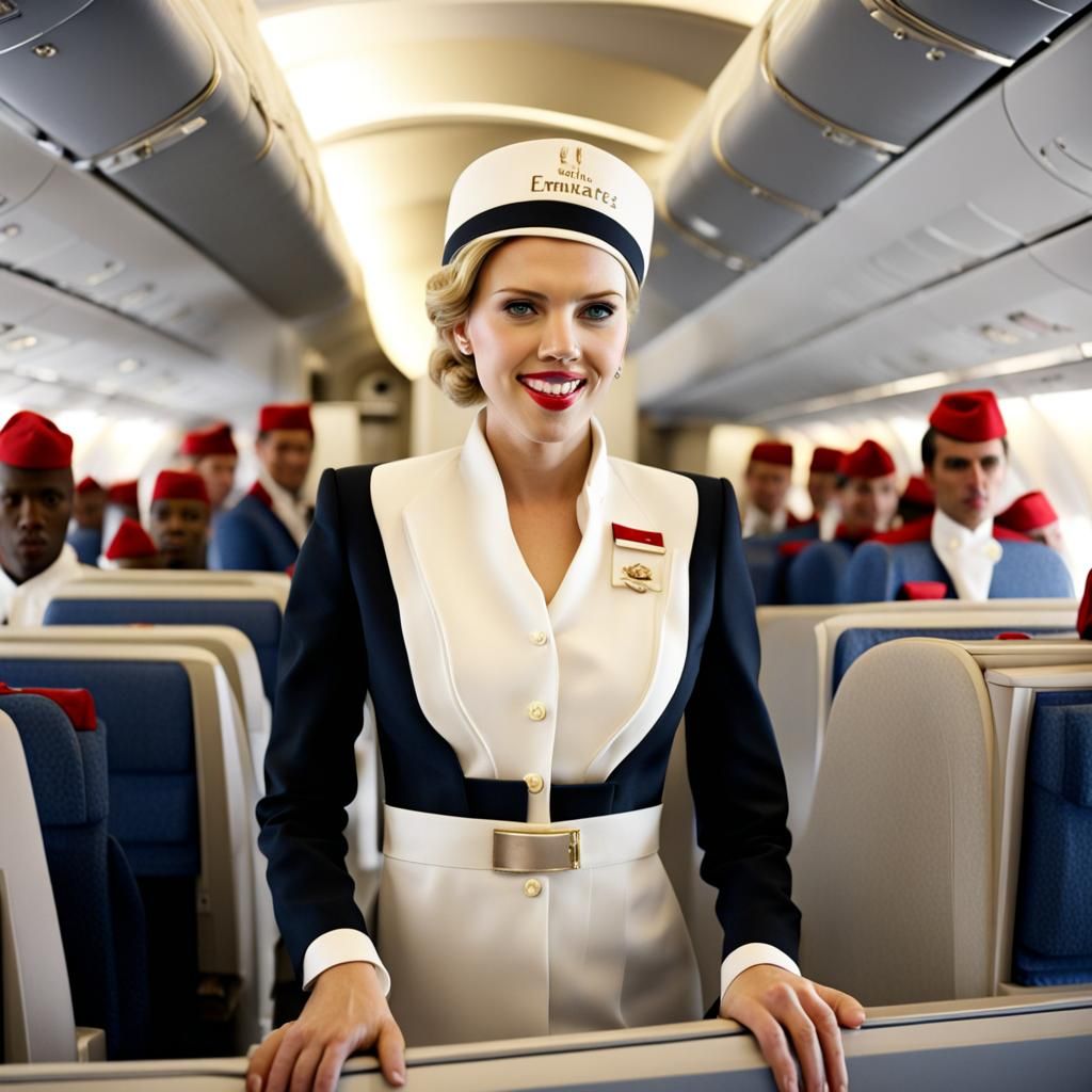 flight attendent - AI Generated Artwork - NightCafe Creator