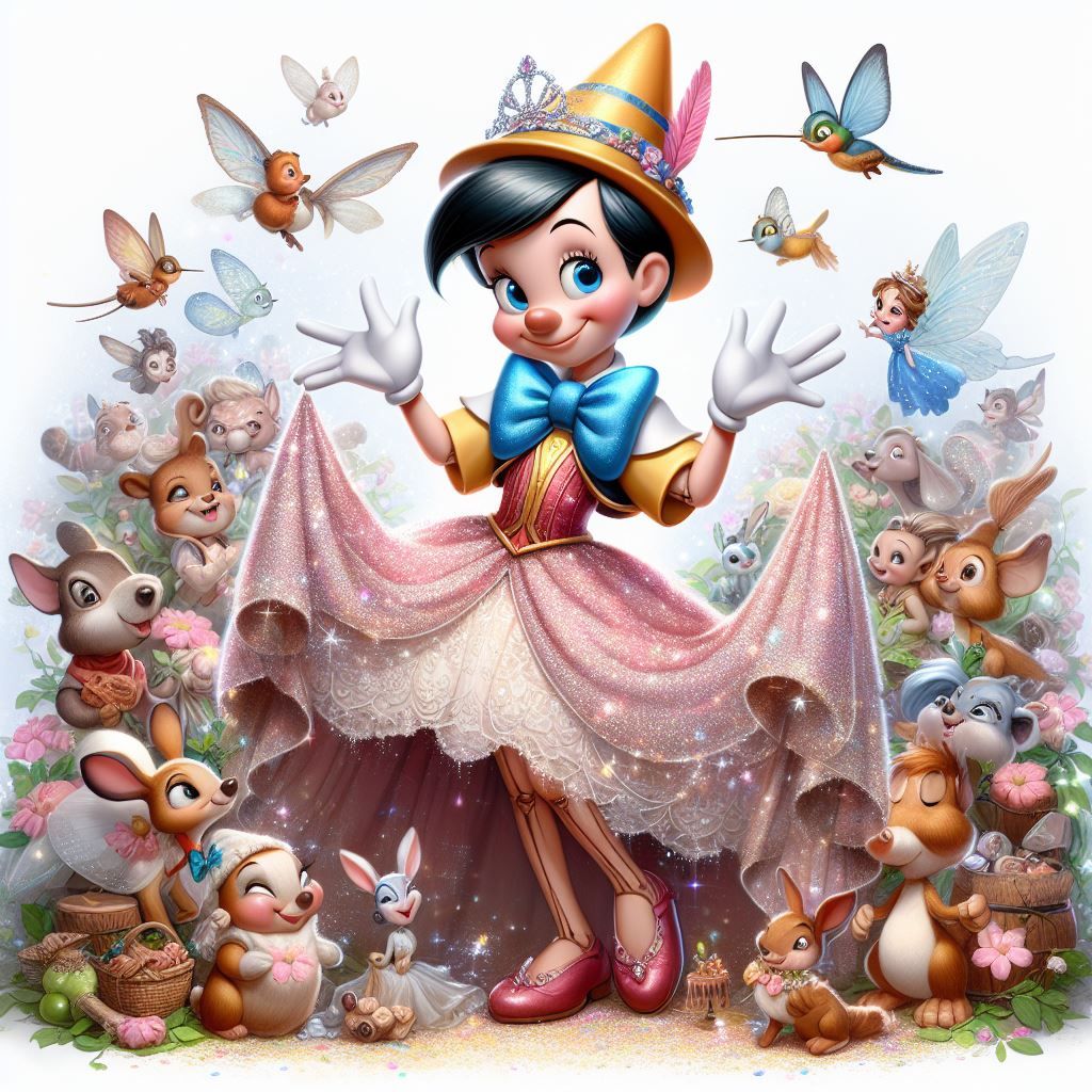 Pinocchio the Princess - AI Generated Artwork - NightCafe Creator