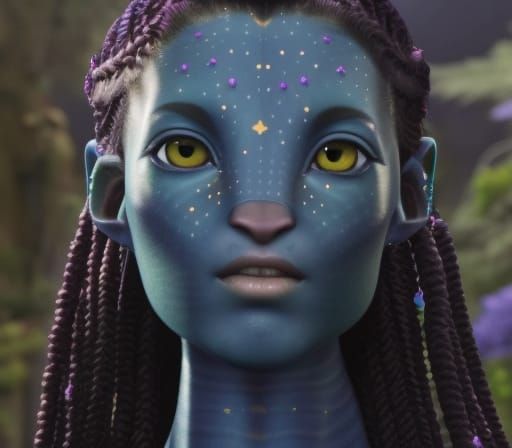 Avatar Woman - AI Generated Artwork - NightCafe Creator