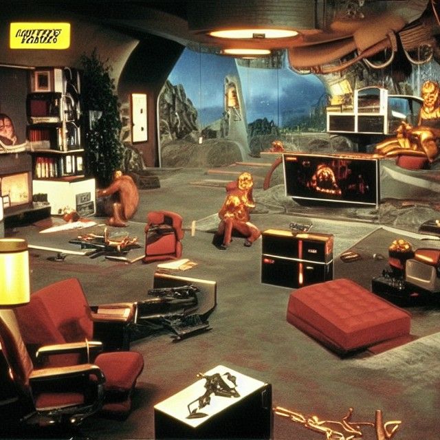 Movie Villain Goon's Hideout - AI Generated Artwork - NightCafe Creator