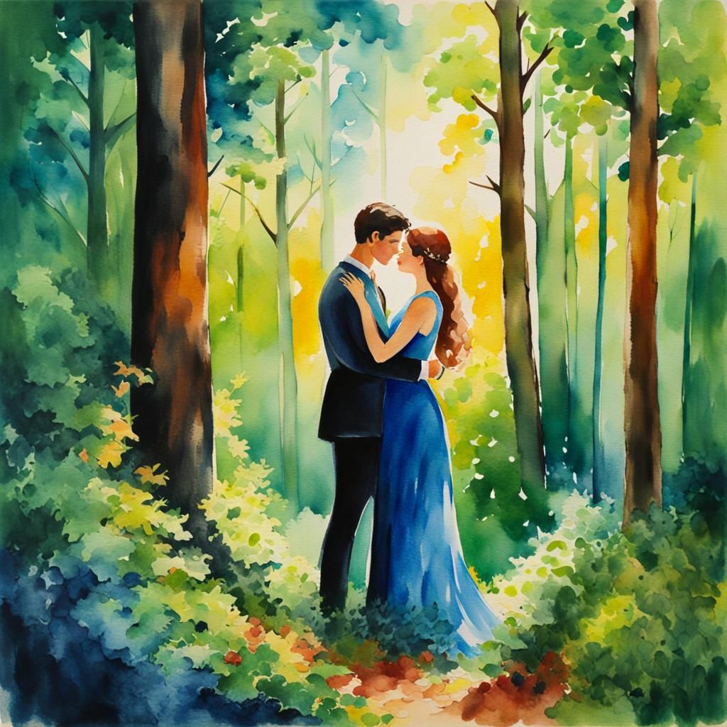 Romance In the Woods.. - AI Generated Artwork - NightCafe Creator