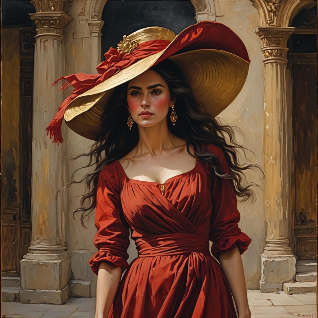 Red Gypsy (75th Gen) - AI Generated Artwork - NightCafe Creator