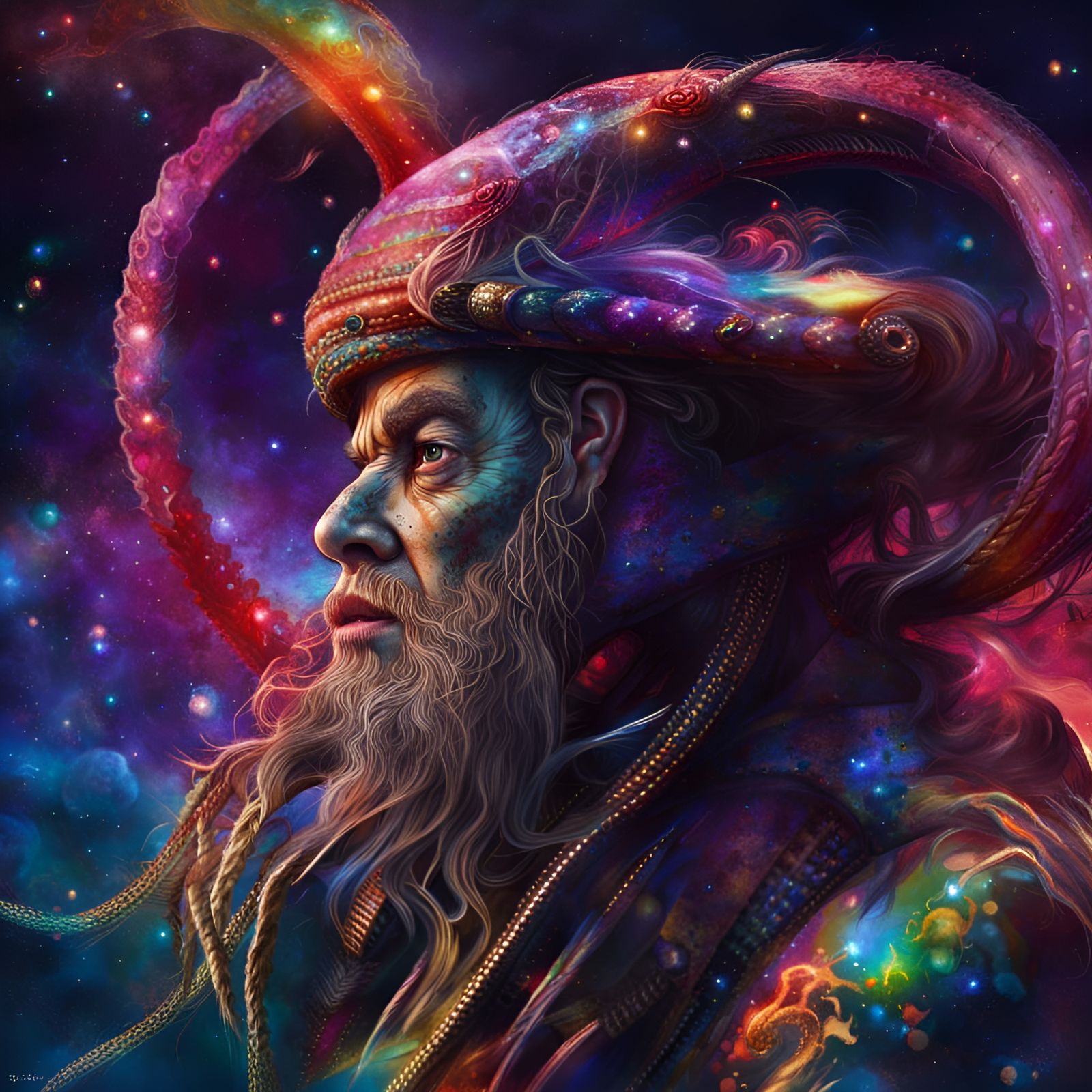 Psychedelic space pirates #2 - AI Generated Artwork - NightCafe Creator