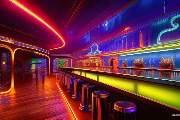 Future Cafe - AI Generated Artwork - NightCafe Creator