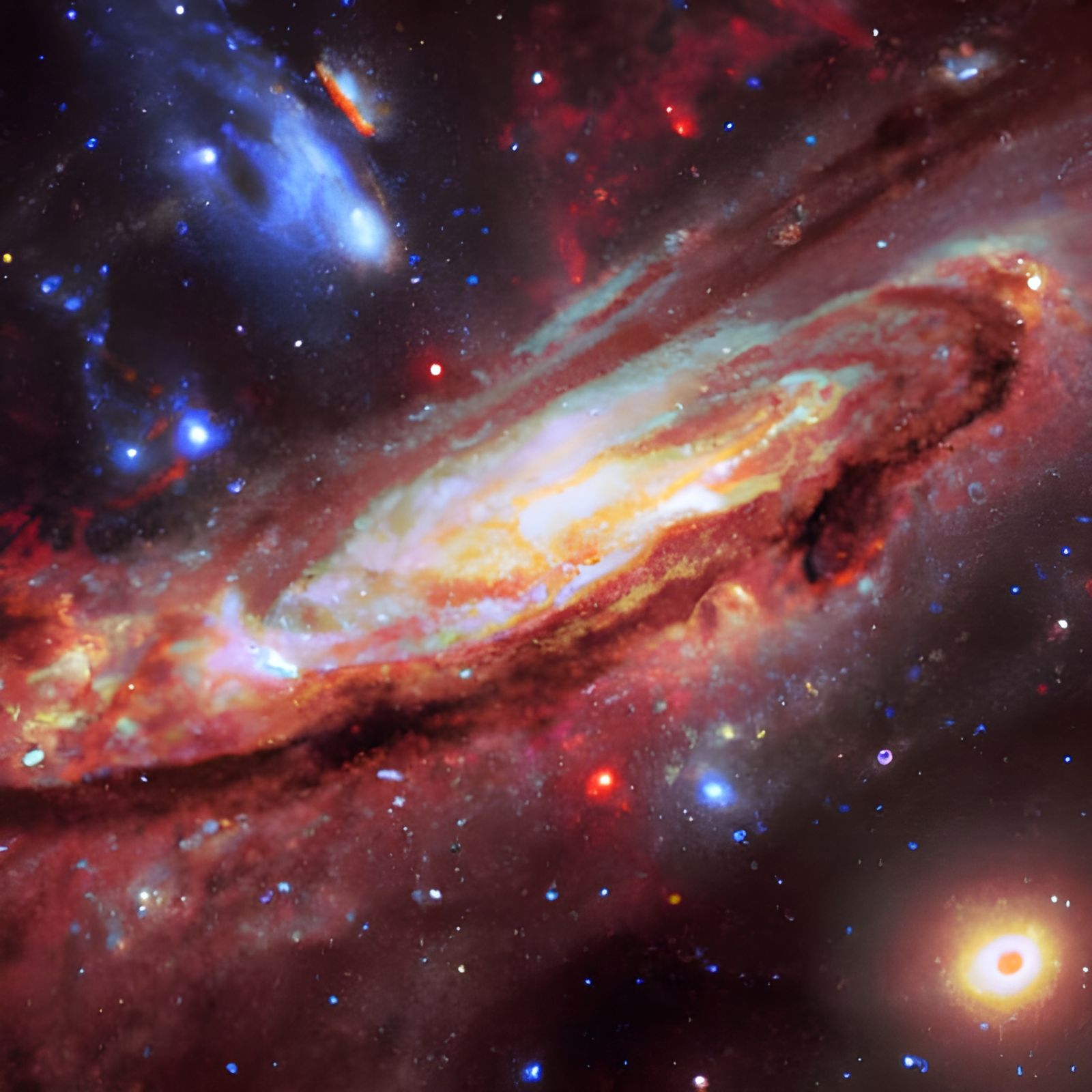 Cosmic Nova - AI Generated Artwork - NightCafe Creator