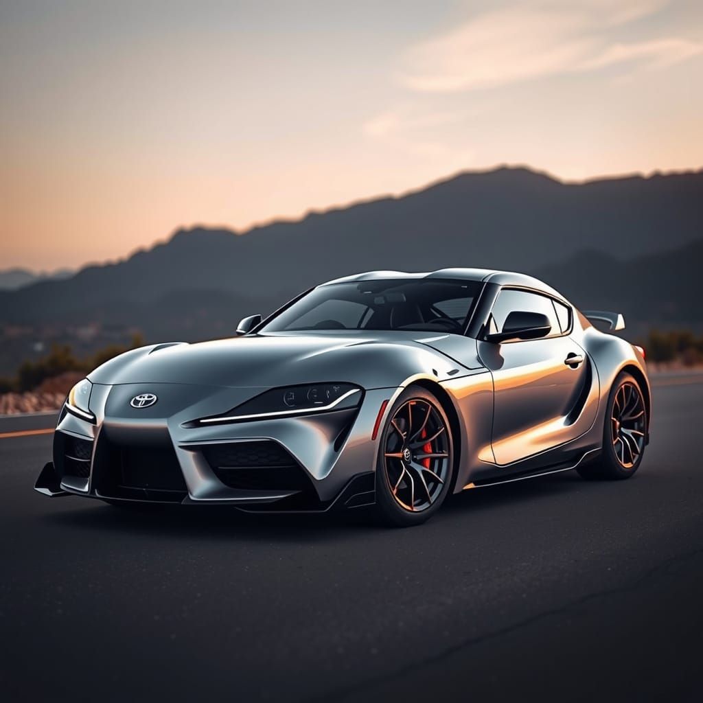 Toyota Supra grey luxury in 2025 - Luxury Toyota Supra in Fu...