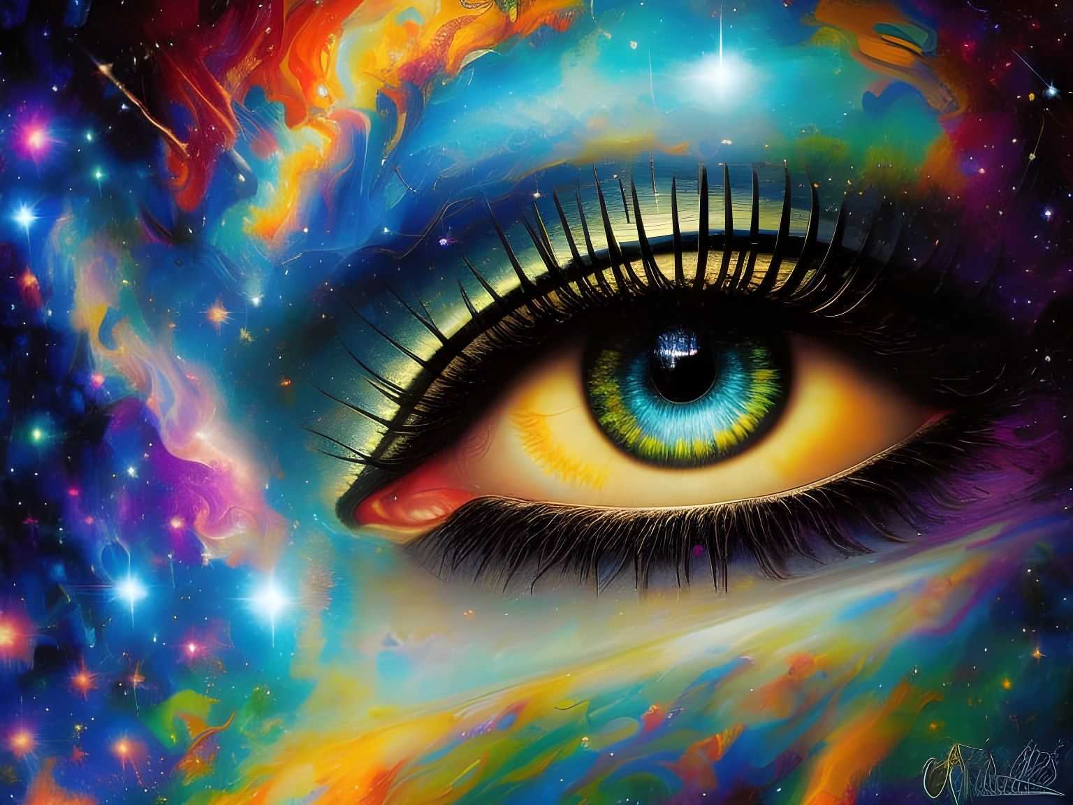 Eye Explosion - AI Generated Artwork - NightCafe Creator