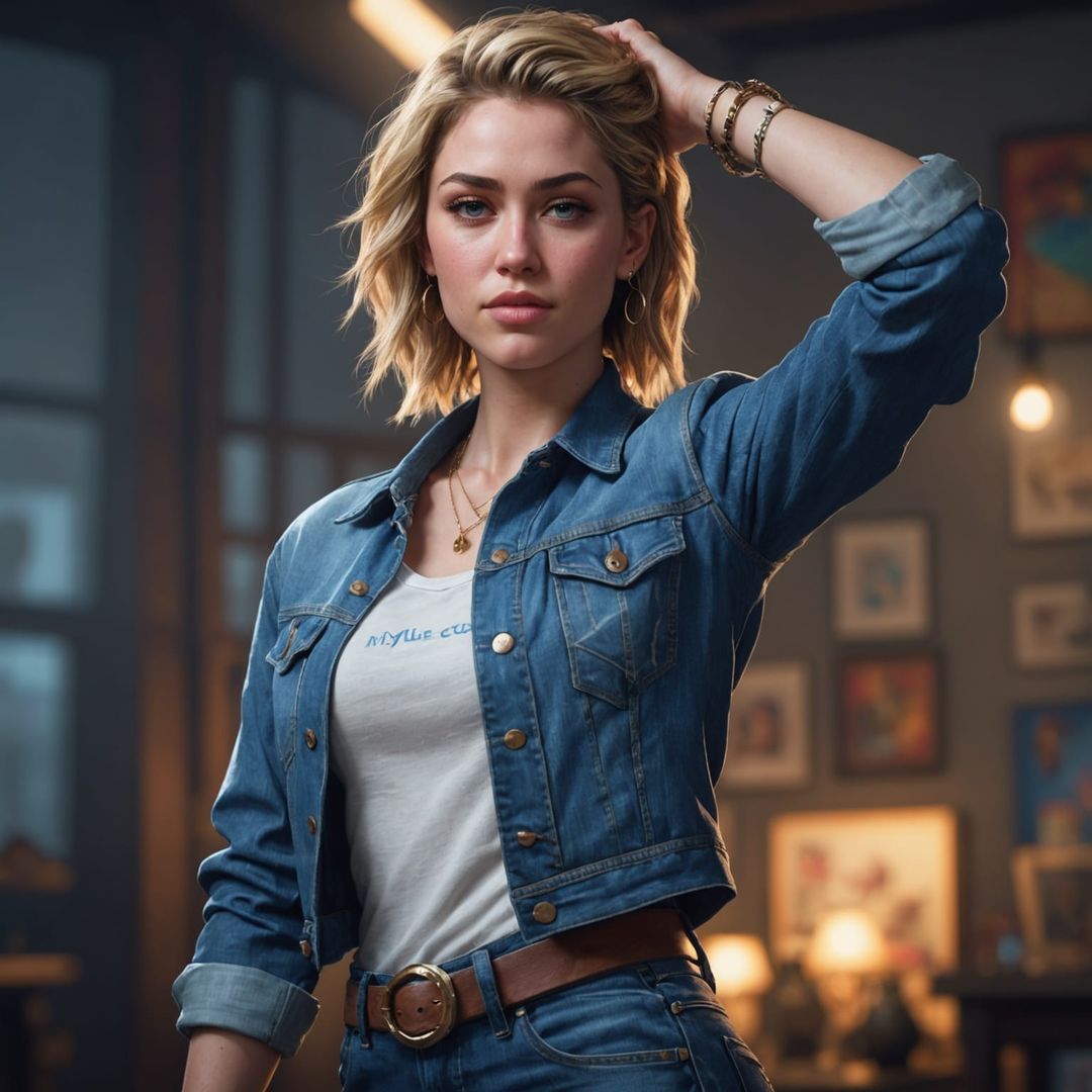 Mylie Cyrus - AI Generated Artwork - NightCafe Creator