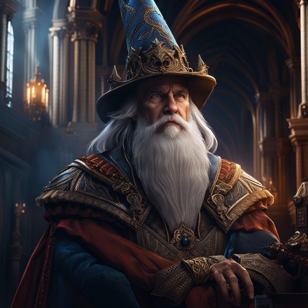 Portrait of a wizard - AI Generated Artwork - NightCafe Creator