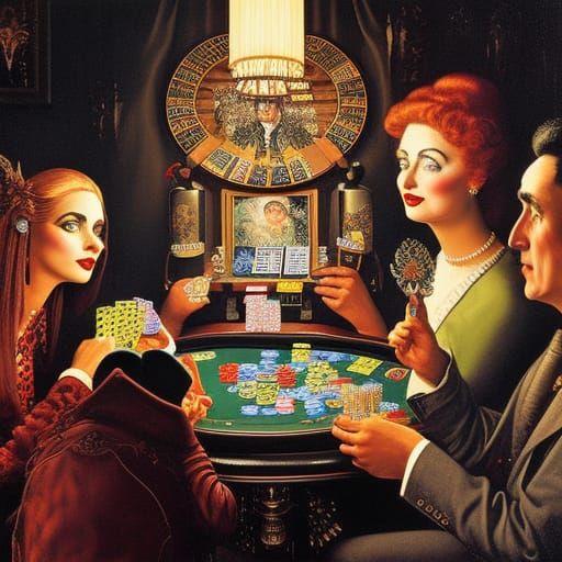 Poker face - AI Generated Artwork - NightCafe Creator