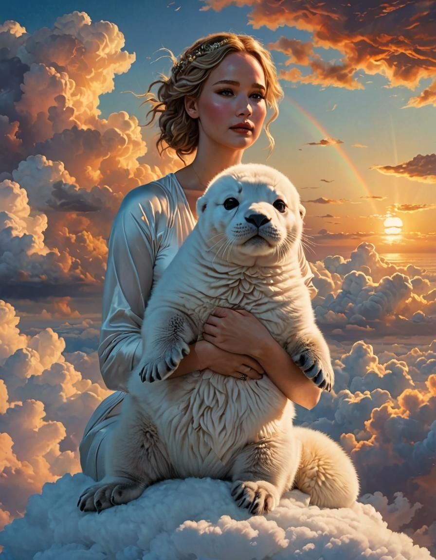 Jennifer Lawrence - AI Generated Artwork - NightCafe Creator