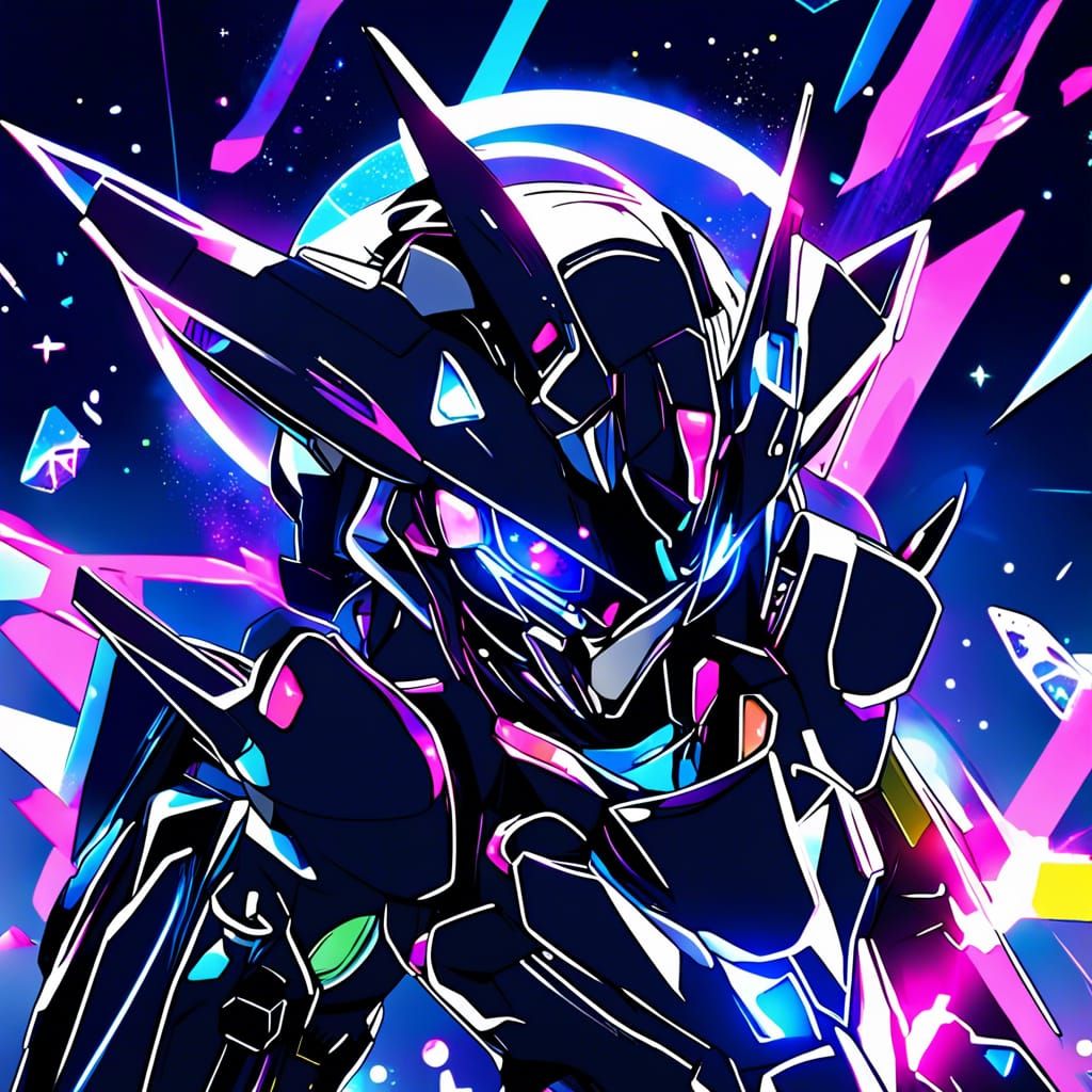 Crystal Mecha with triple enhancement and evolution. - AI Generated ...
