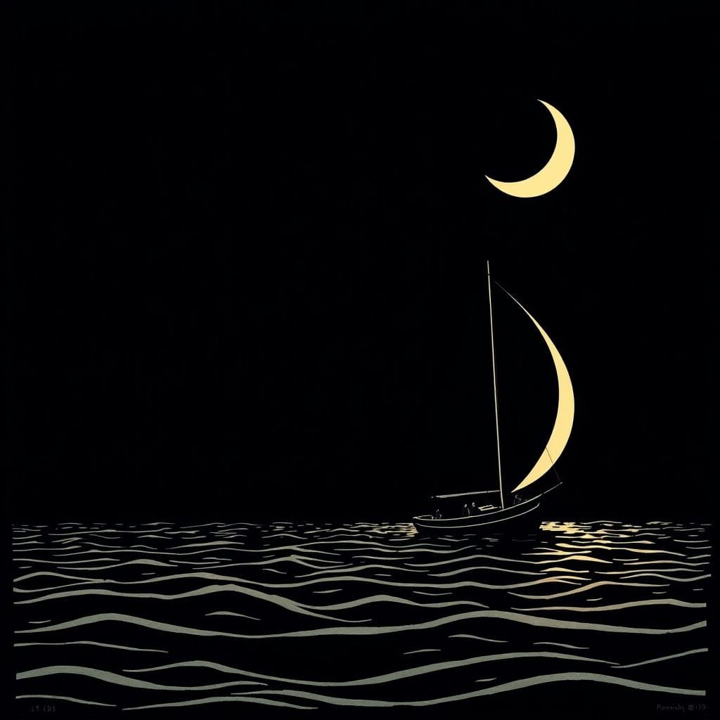 The present image is a woodcut by the German graphic artist Gerhard ...