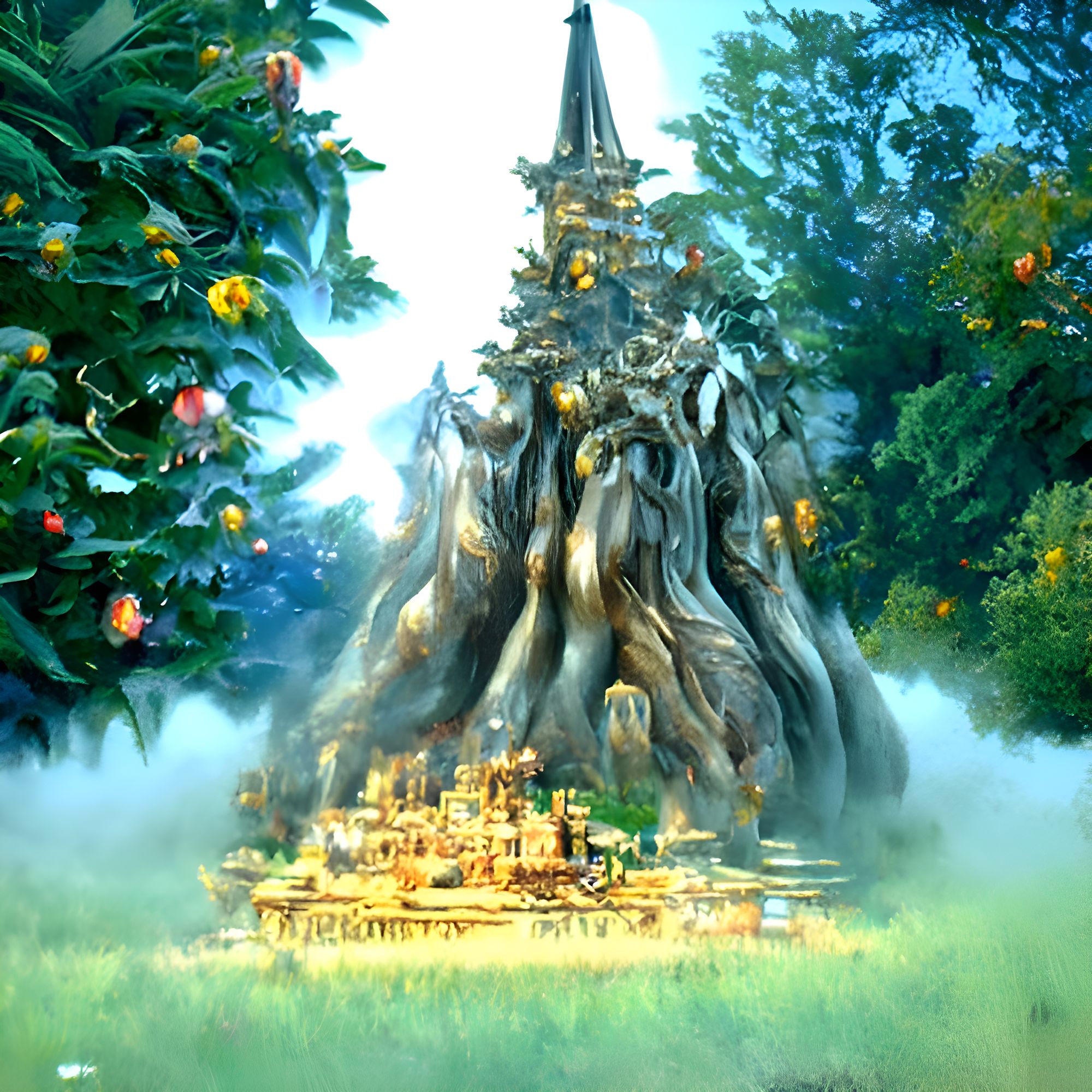 Tree elves great city : r/nightcafe