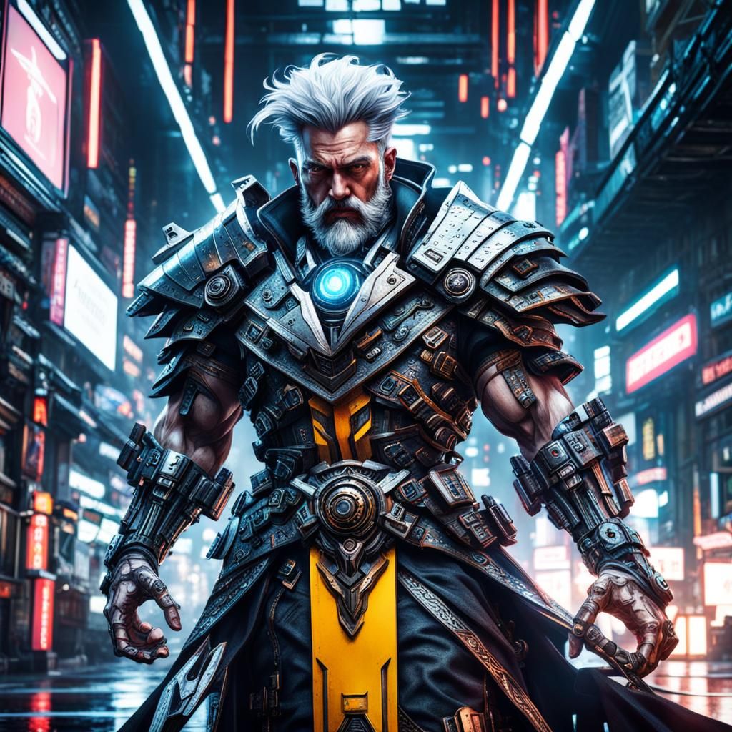 Techno-Wizard - AI Generated Artwork - NightCafe Creator