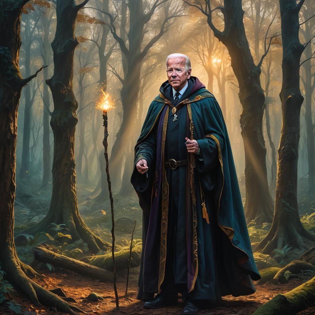 Joe Biden DND character - Joe Biden Embodies Wizardry in En...
