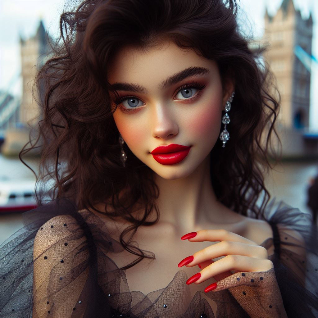 Sophia in London - AI Generated Artwork - NightCafe Creator