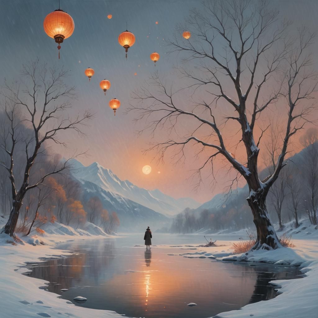 Winter solstice - AI Generated Artwork - NightCafe Creator